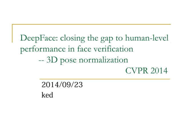 Pose normalization | PPT Pose normalization | PPT