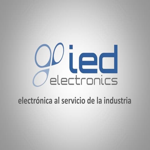 IED Electronics. Presentación de empresa (español) | PPTX