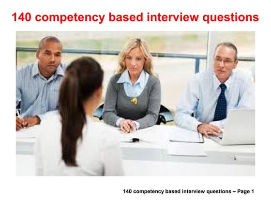 Your Guide to Competency-Based Questions | PDF | Educational Assessment ...