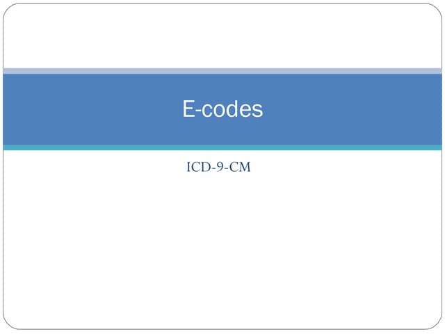 Chapter 20 ICD-10-CM Coding Guidelines 2019 | PDF