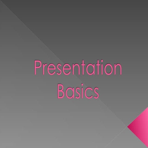 Presentations and Oral Skill Basic and advanced | PPT