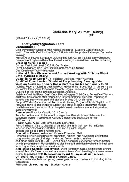 Emma lyster C.V. Equestrian | PDF