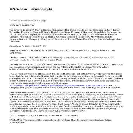 CNN.com - Transcripts | PDF | Injuries | Diseases and Conditions