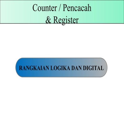 COUNTER SINKRON DAN ASINKRONUS | DOCX