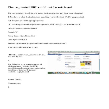 The requested URL could not be retrieved | PDF