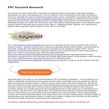 PPC Keyword Research | PDF