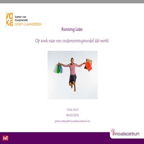 Running Lean workshop voor startende ondernemers | PPTX