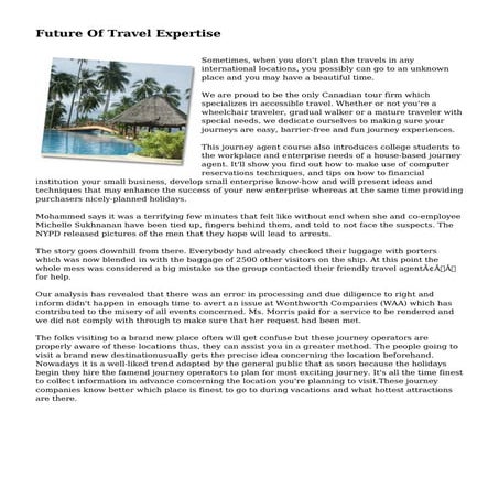 10 myths-about-travel-agents | PDF
