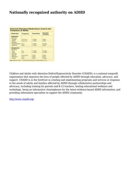 Nationally recognized authority on ADHD | PDF
