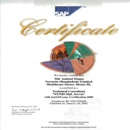 SAP Certification | PDF