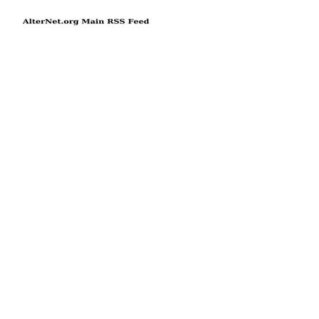 AlterNet.org Main RSS Feed | PDF