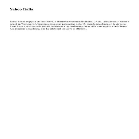 Yahoo Italia | PDF