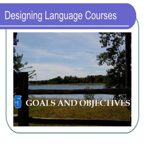 Goals And Objectives - Curriculum | PPT | Educational Assessment ...