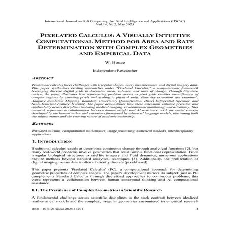 Pixelated Calculus: A Visually Intuitive Computational Method for Area and Rate Determination ...