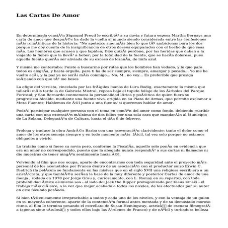 Cartas De Amor Traicionado Cuentosinfin | PDF