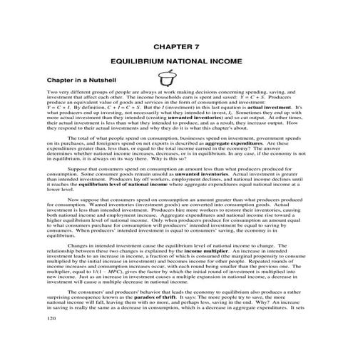 Simple keynesian model of income determination | ODP