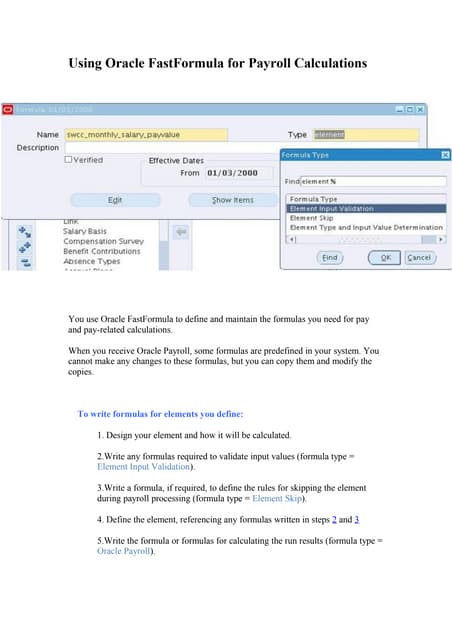 Oracle Hrms Payroll Table Overview Ppt 