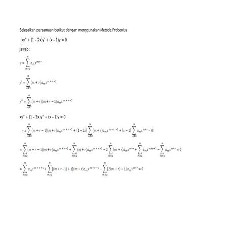 14257017 metode-frobenius (1) | PDF