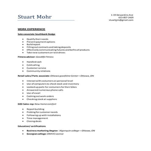stuart Resume 2015 | DOCX