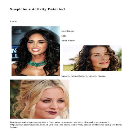 Suspicious Activity Detected | PDF