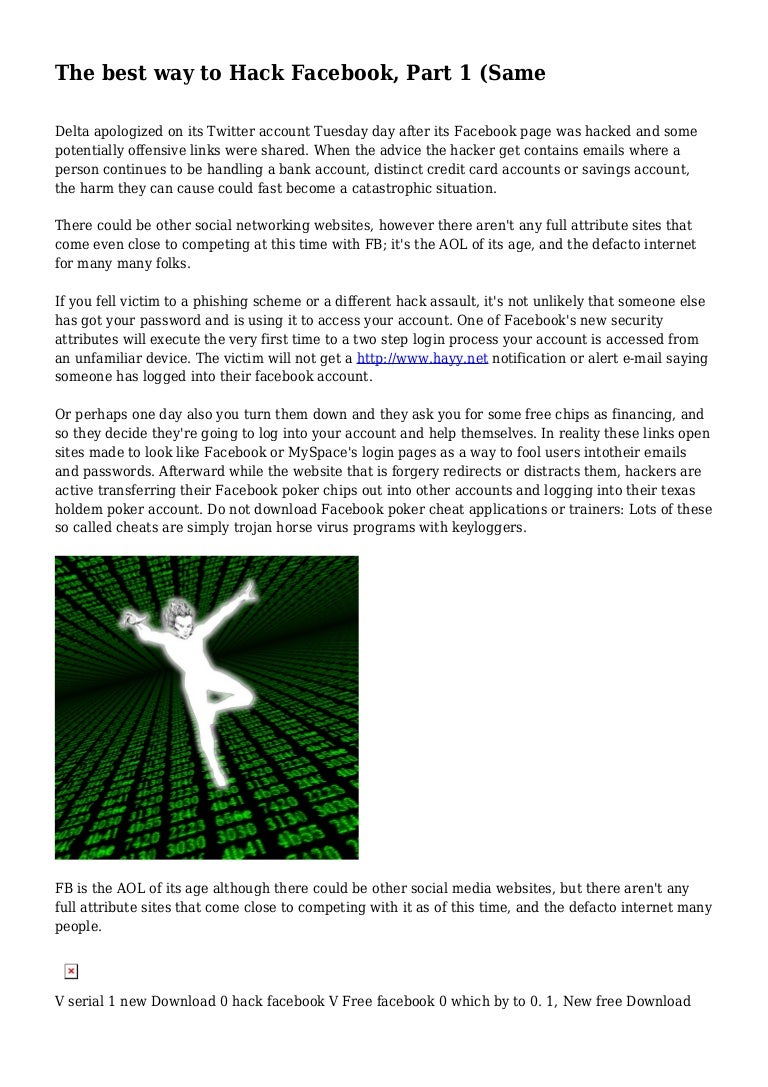 Fast and easy way to hack facebook account - dnamzaer