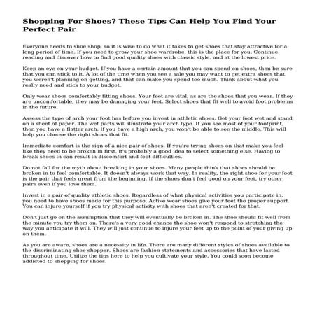 : Stepping into Style: A guide to women shoes | PDF