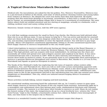 Morocco presentation | PPTX