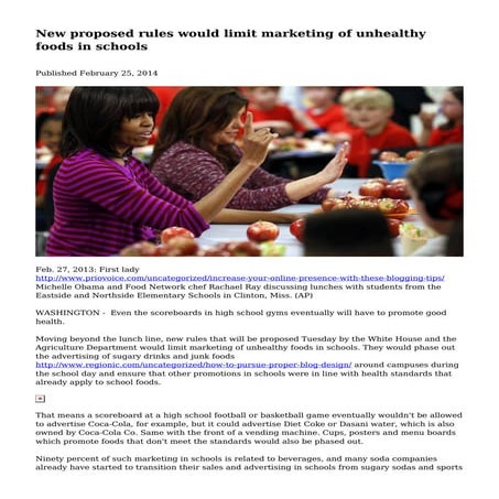 Should Schools Ban Junk Food and Sodas? | PPTX