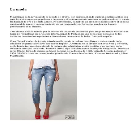 LA MODA | PPTX
