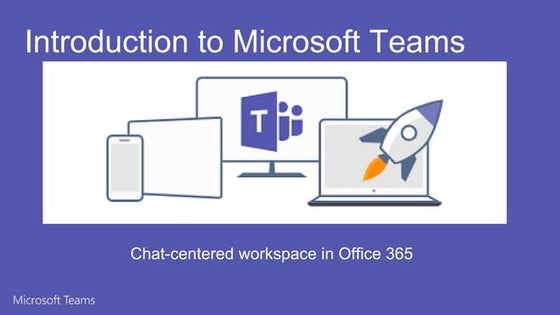 Microsoft Teams - User Guide Presentation | PDF