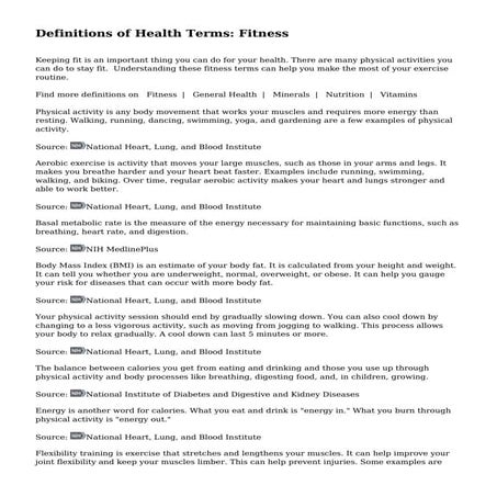 Physical Activity | PPTX