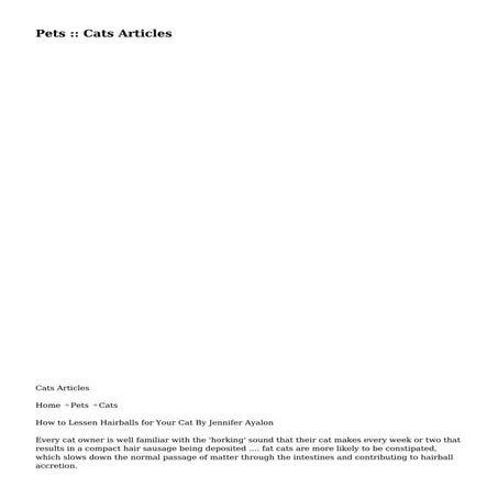 Cats ppt | PPTX