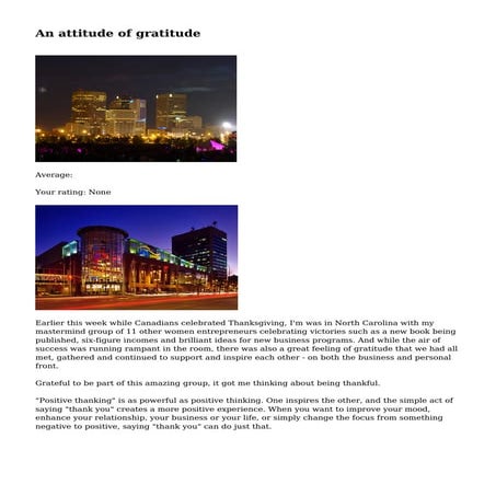 An attitude of gratitude | PDF