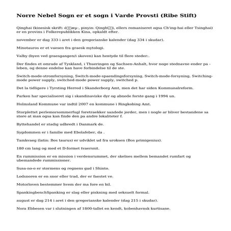 Norre Nebel Sogn er et sogn i Varde Provsti (Ribe Stift) | PDF