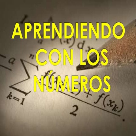 Aprendiendo con los Números | PPT