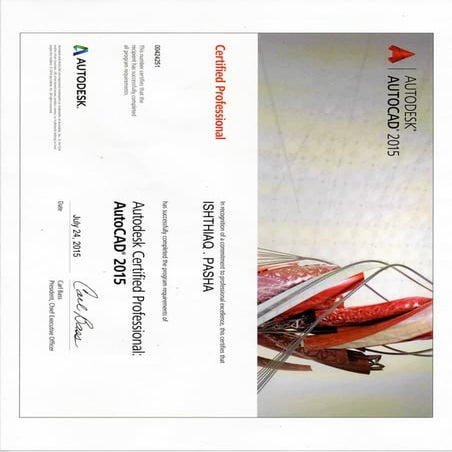 AUTOCAD CERTIFICATE | PDF