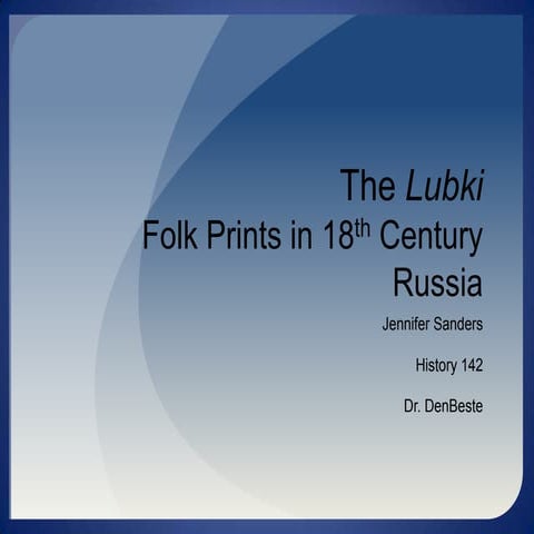 18th Century Russian Literature | PPT