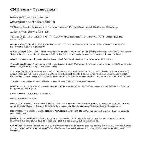 CNN.com - Transcripts | PDF