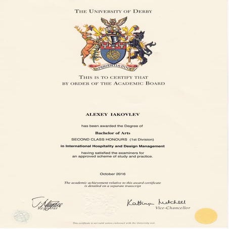 Derby Diploma | PDF