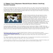 9 Things Every Beginner Should Know Before Starting Karate Lessons