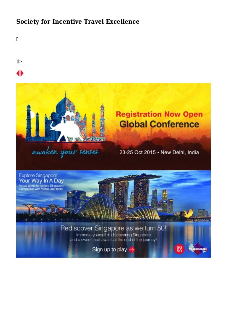 Society for Incentive Travel Excellence Society for Incentive Travel Excellence