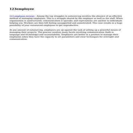 123employee | PDF