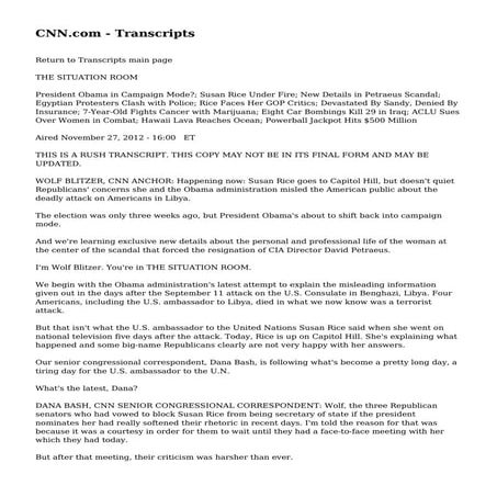 CNN.com - Transcripts | PDF