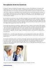 Receptionist Interview Questions