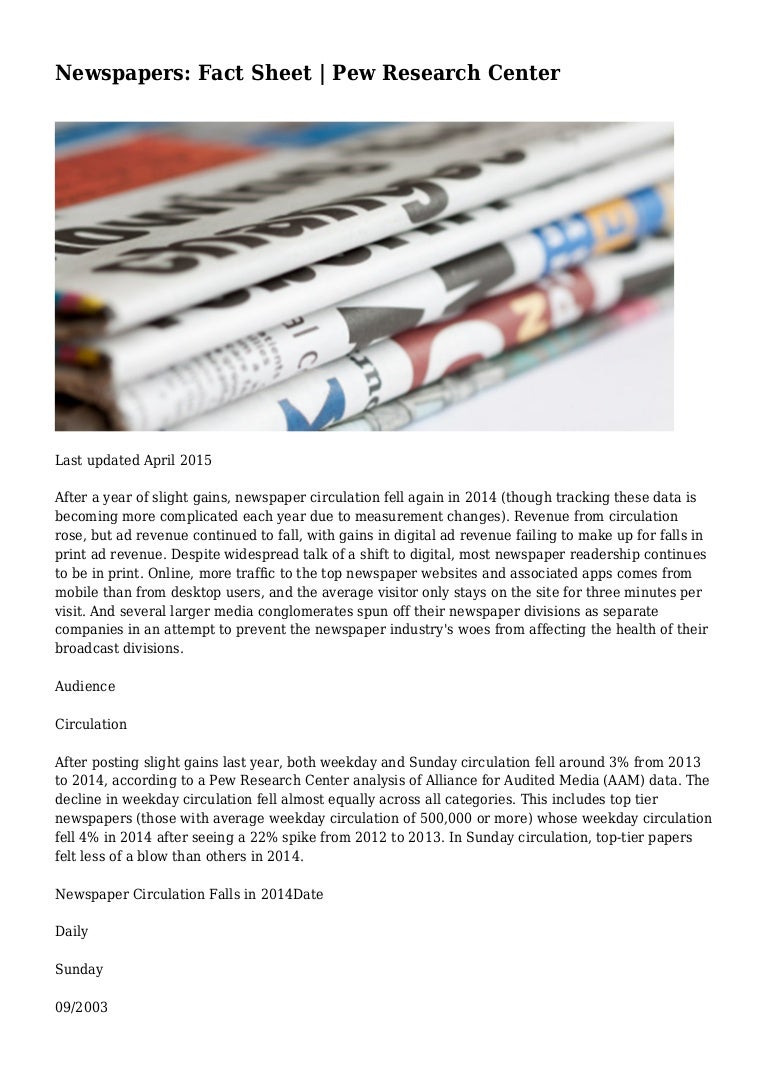 Newspapers Fact Sheet Pew Research Center newspapers-fact-sheet-pew-research-center