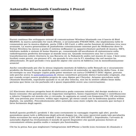 Kenwood: Catalogo Car Entertainment 2010 | PDF