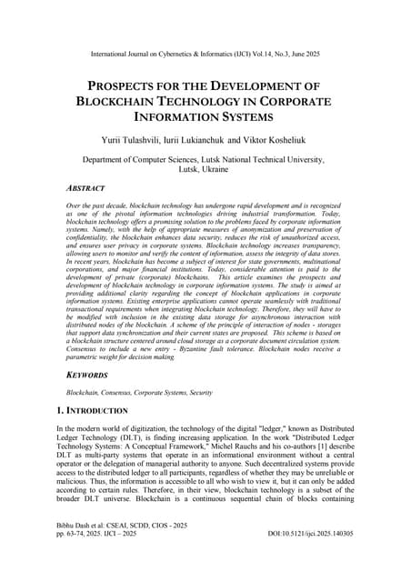 Blockchain & Machine Learning In Communication | PDF