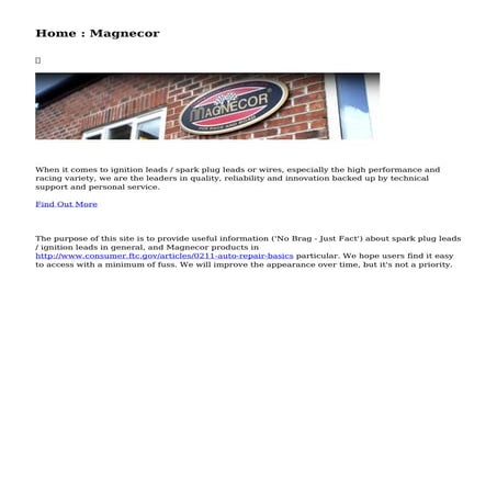 Home : Magnecor | PDF