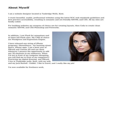 About Myself | PDF