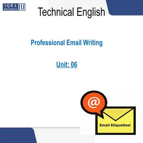 Email Etiquette - Basics | PPTX